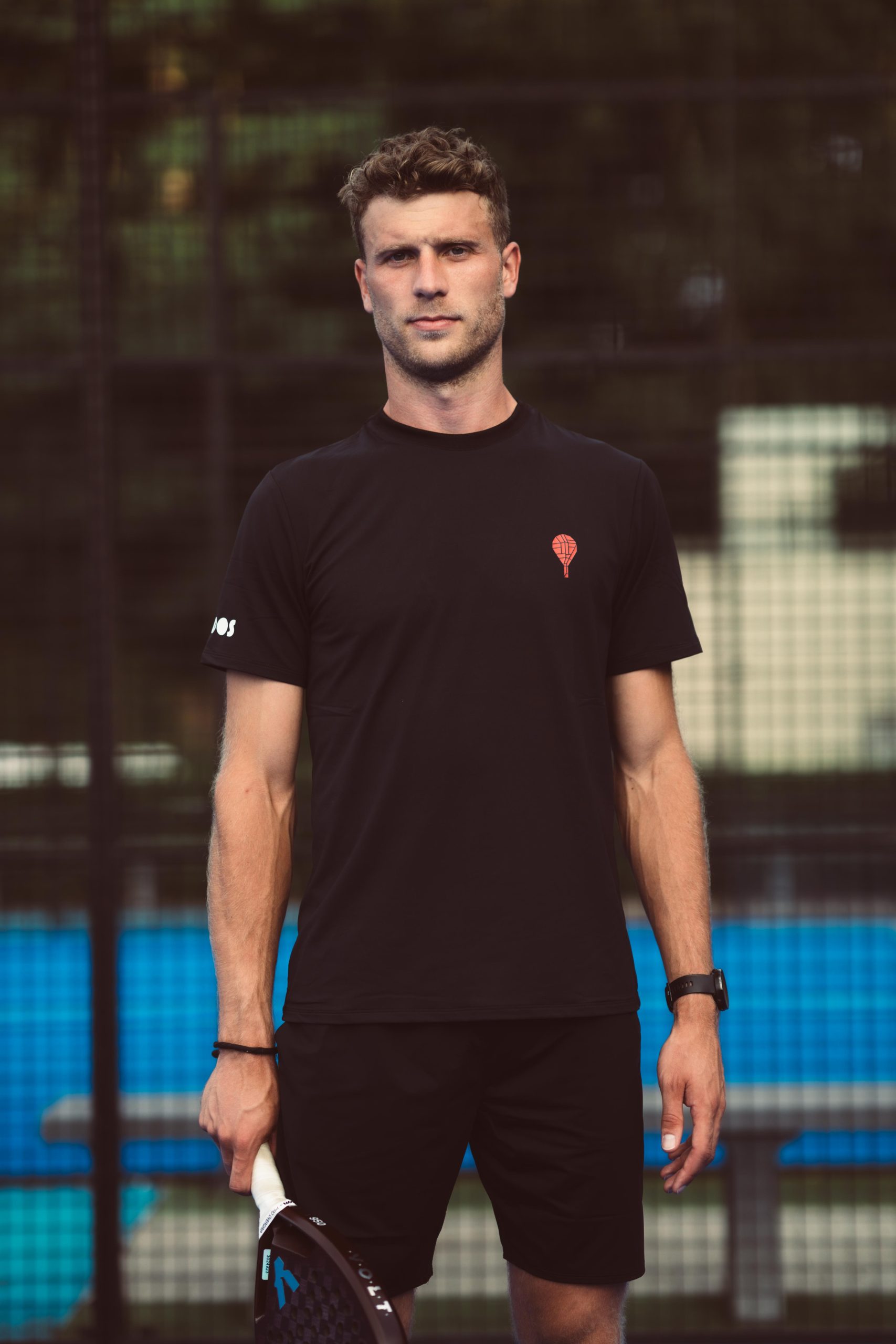 Racket Shirt Black | Unidos Premium Padel Clothing Brand